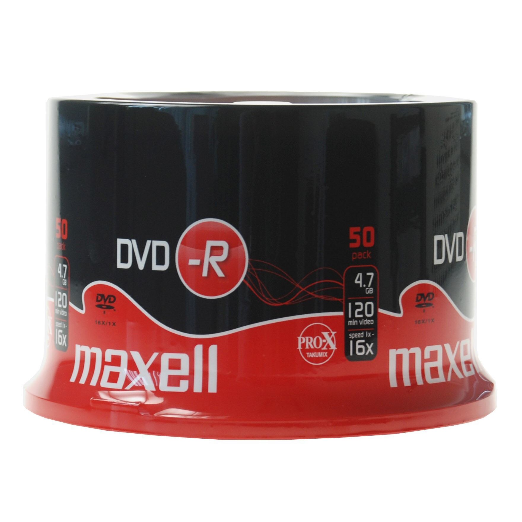 DVD-R, 4.7Gb, 16X, Maxell, Cake Box, 50 buc -275610.40.TW - eMAG.ro