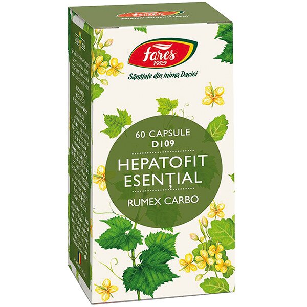 Hepatofit esential 60 capsule - eMAG.ro