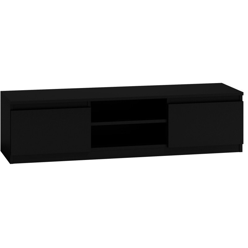 Comoda TV pentru living, model RTV140, culoare negru - eMAG.ro