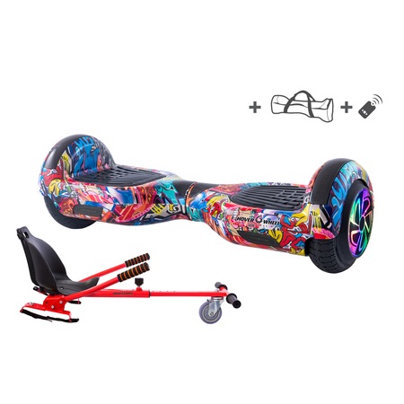 Pachet COMBO HoverKart (Hoverseat,Scaun)+Hoverboard Original HoverWheel ...