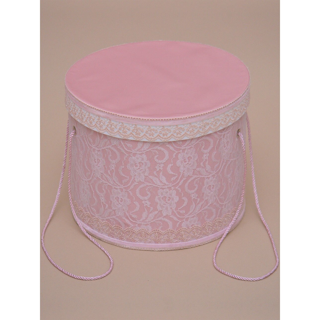 Cutie brodata pentru trusou de biserica, Dantela roz - eMAG.ro