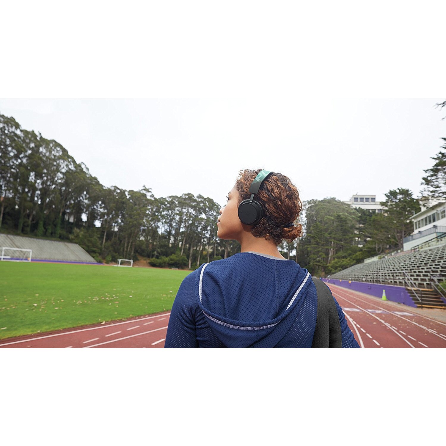 Casti Bluetooth Plantronics BackBeat FIT 500, Teal - eMAG.ro