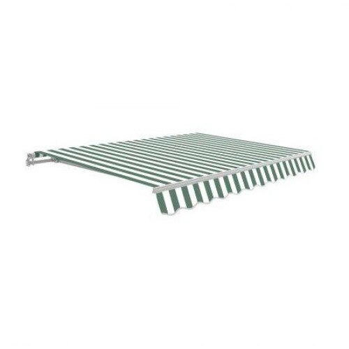 Copertina / Marchiza 4 x 2.5 m verde cu dungi albe - eMAG.ro