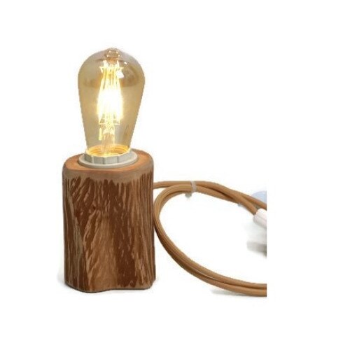 Veioze rustice, LIFEBLOOD,12 cm, culoare lemn, LB 12 M - eMAG.ro