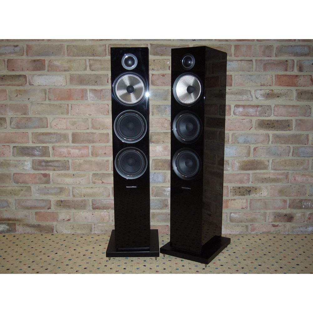 Bowers & Wilkins 704 S2 HI-FI álló hangszóró, fényes fekete, pár - eMAG.hu