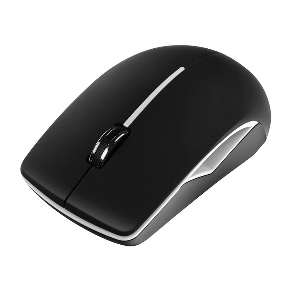 Mouse Tracer Fin, Wireless, RF Nano, Negru cu alb - eMAG.ro