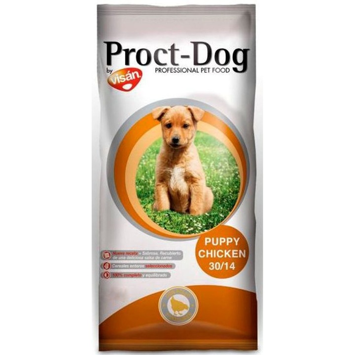 Храна за кучета подрастващи, пиле и зеленчуци, PROCT - DOG Puppy, До 12 ...