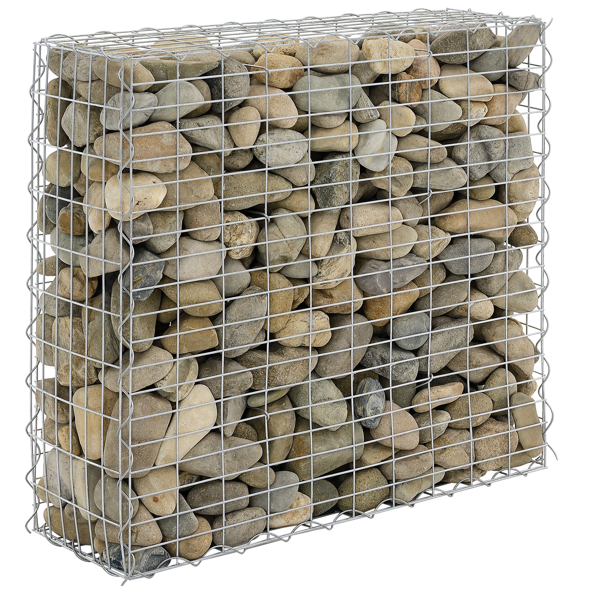 Perete Gabion - gard, neu.haus, 100 x 100 x 30 cm, sarma sinterizata ...