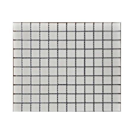 Mozaic alb din sticla Mgl013 - 1mp - eMAG.ro