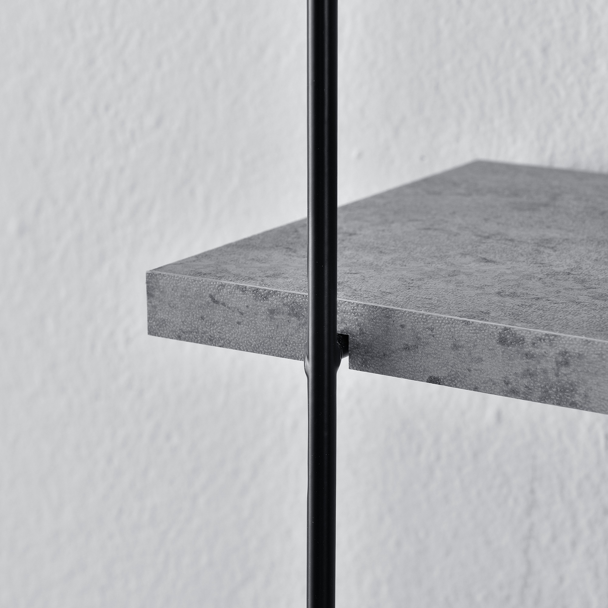 Sistem rafturi design pe 3 nivele, Modell 4, en.casa, 48 x 15 cm, MDF ...