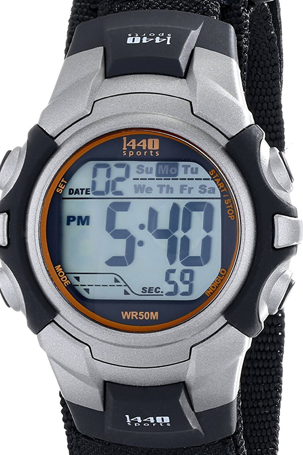 Timex, Цифров часовник с хронограф, Черен / Сив - eMAG.bg