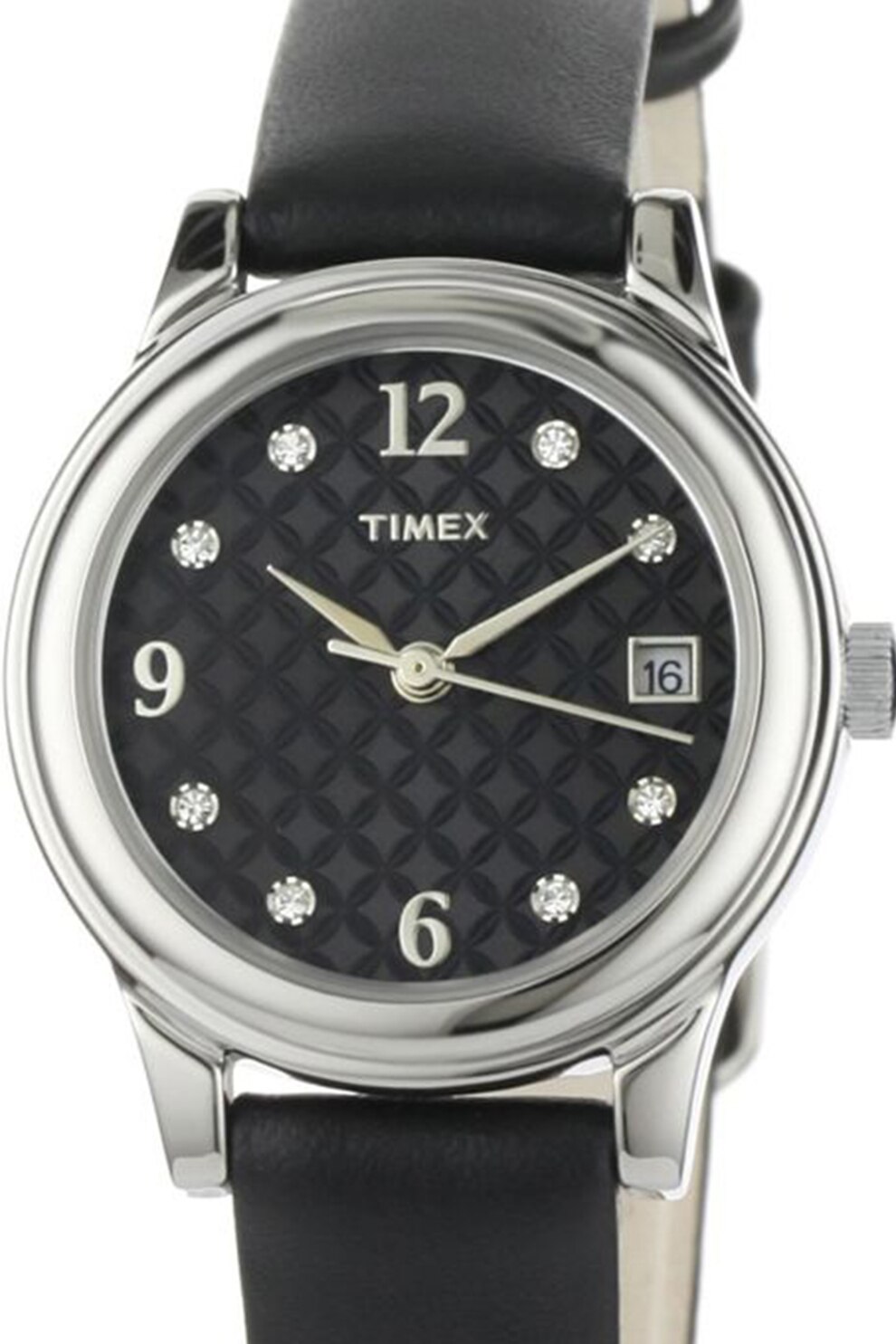 Timex, Часовник с циркони, Черен - eMAG.bg