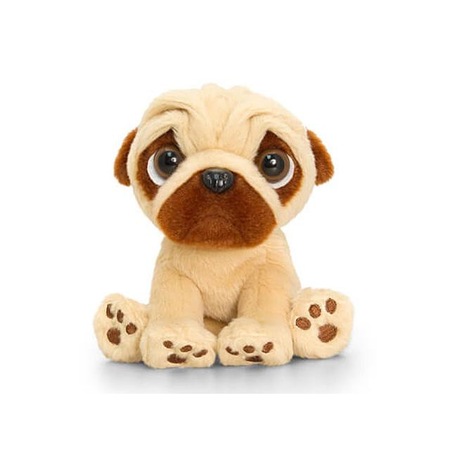 Jucarie de plus Keel Toys Caine Mops 14 cm - eMAG.ro