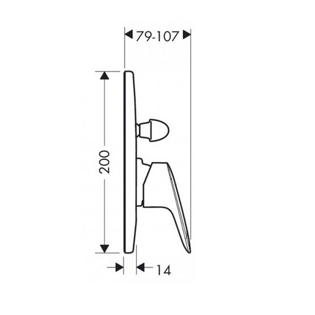 Set final cu diverter cada Hansgrohe Logis - eMAG.ro