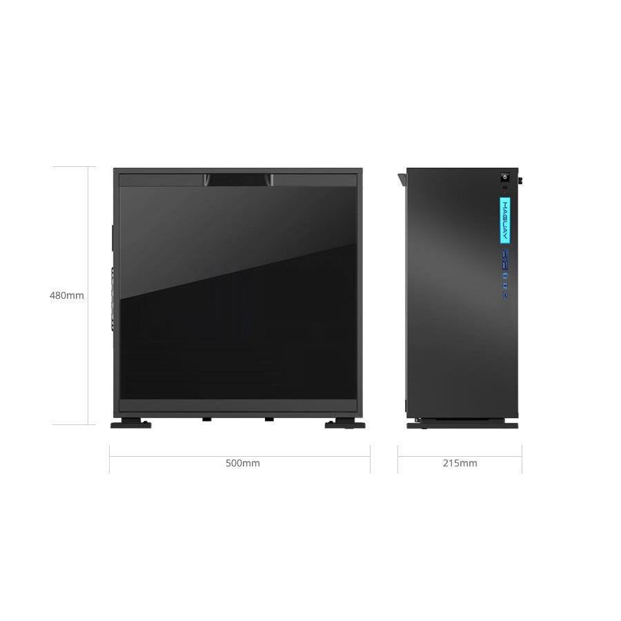Sistem desktop gaming Maguay GamePower Z370 cu procesor i7-8700K, 16GB ...