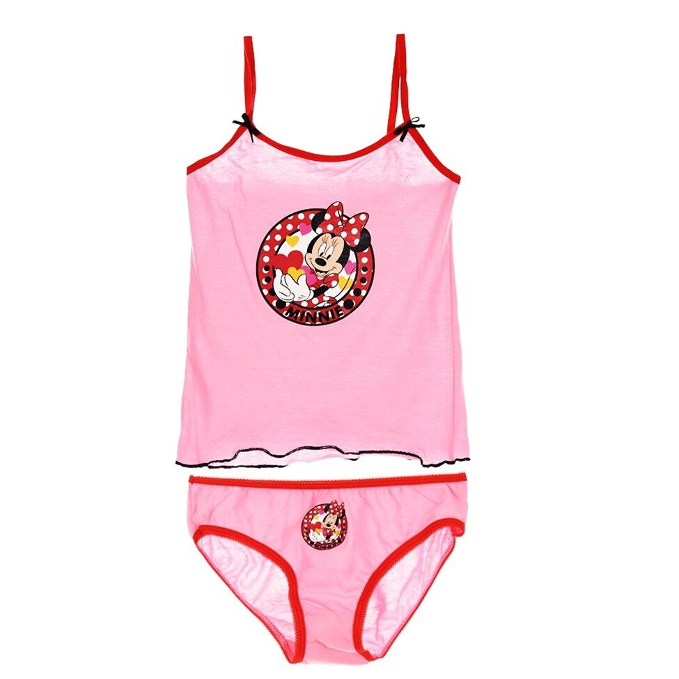 Set maieu cu chilotei Minnie Mouse, roz, 104-110 cm (4-5 ani) - eMAG.ro