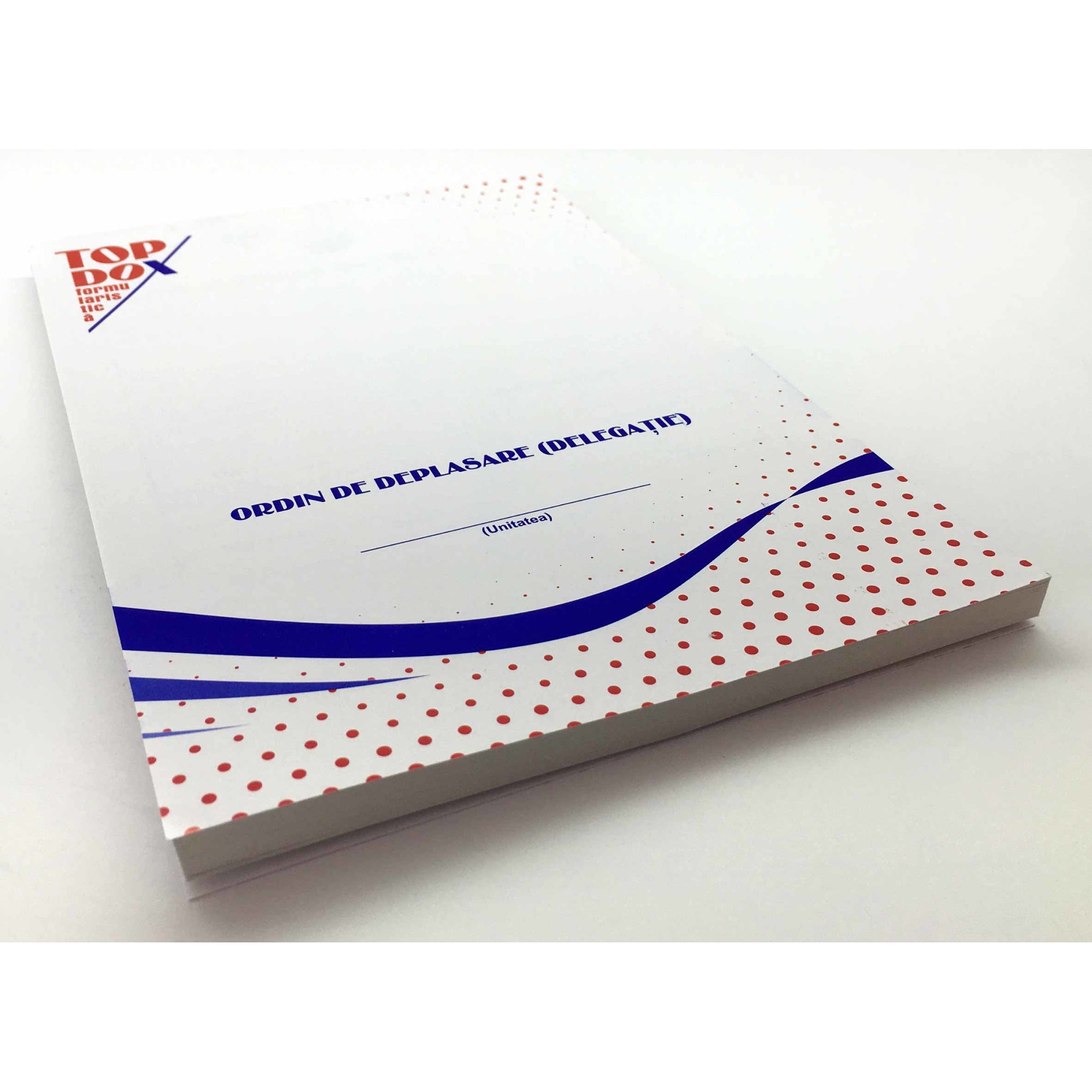 Ordin de deplasare delegatie, A5, hartie offset 60 gr/mp, 1 exemplar ...