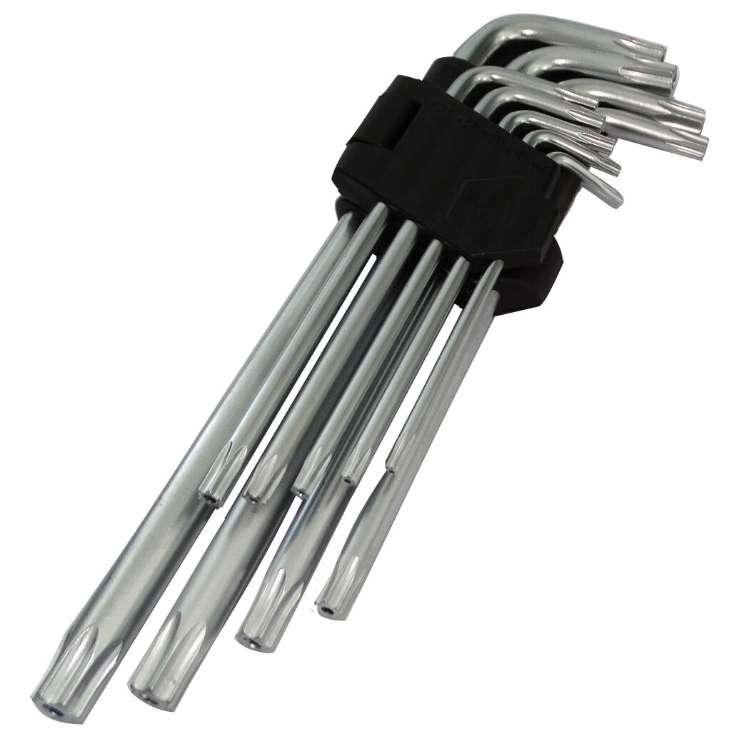 Set chei TORX tip L AERZETIX, alungite, cu orificiu, T10 - T50, 8 ...