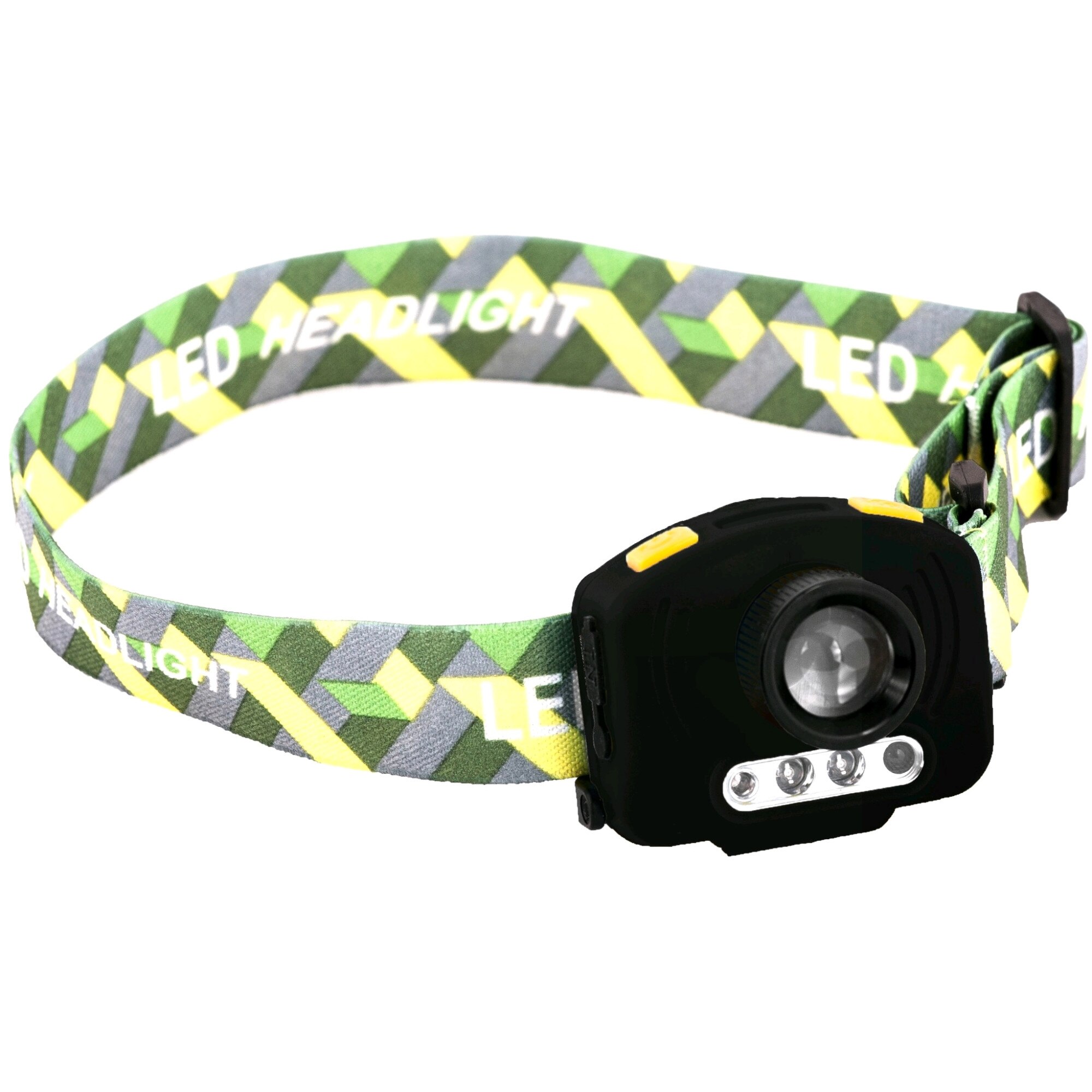 Lanterna Entac pentru cap, cu zoom, culoare negru. - eMAG.ro