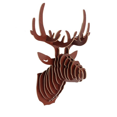 Trofeu de Perete 3D Puzzle Cerb - eMAG.ro