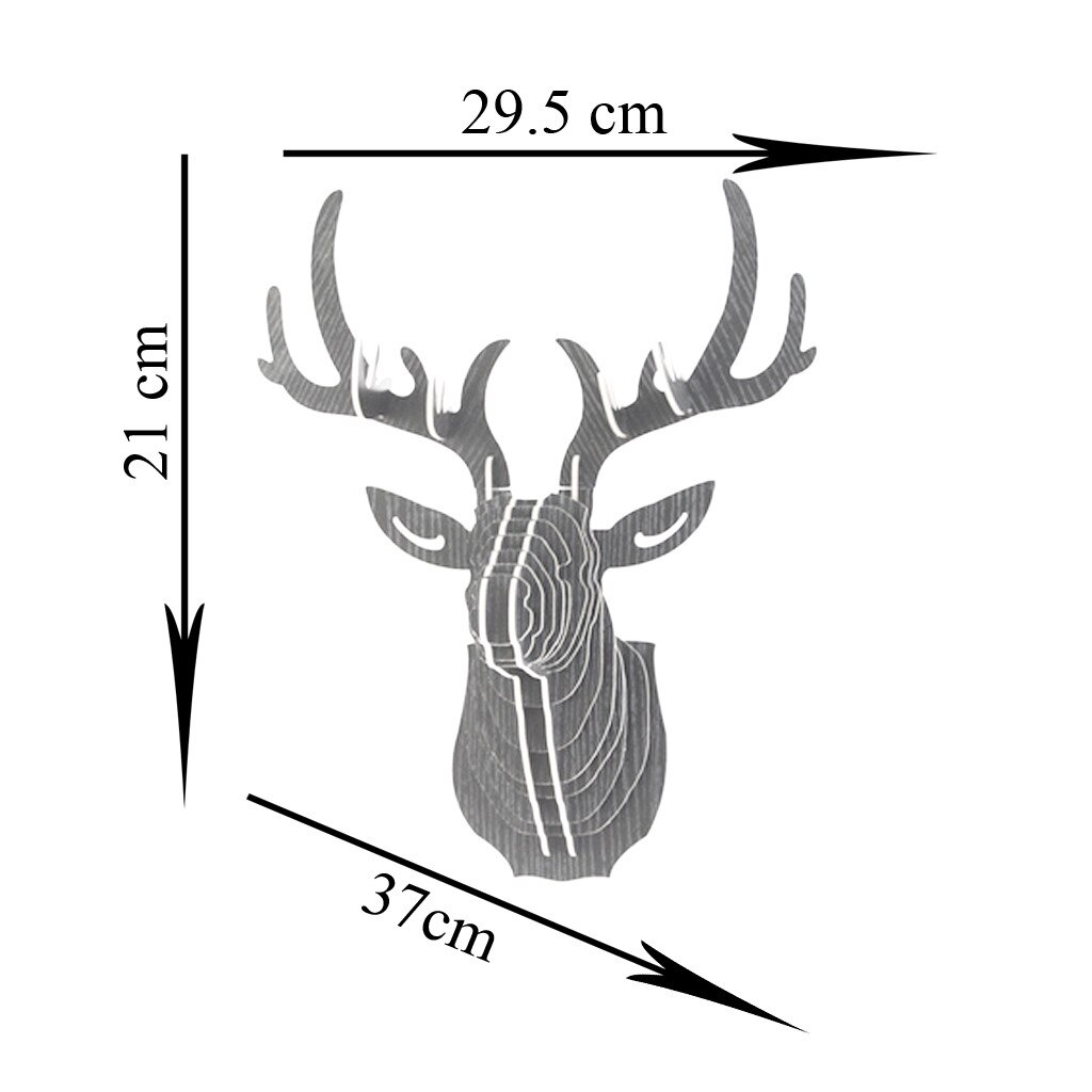 Trofeu de Perete 3D Puzzle Cerb - eMAG.ro