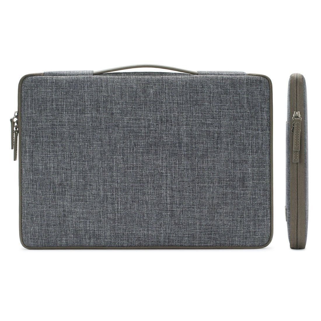 Geanta pentru laptop / macbook DOMISO 14 inch cu maner si fermoar dublu ...