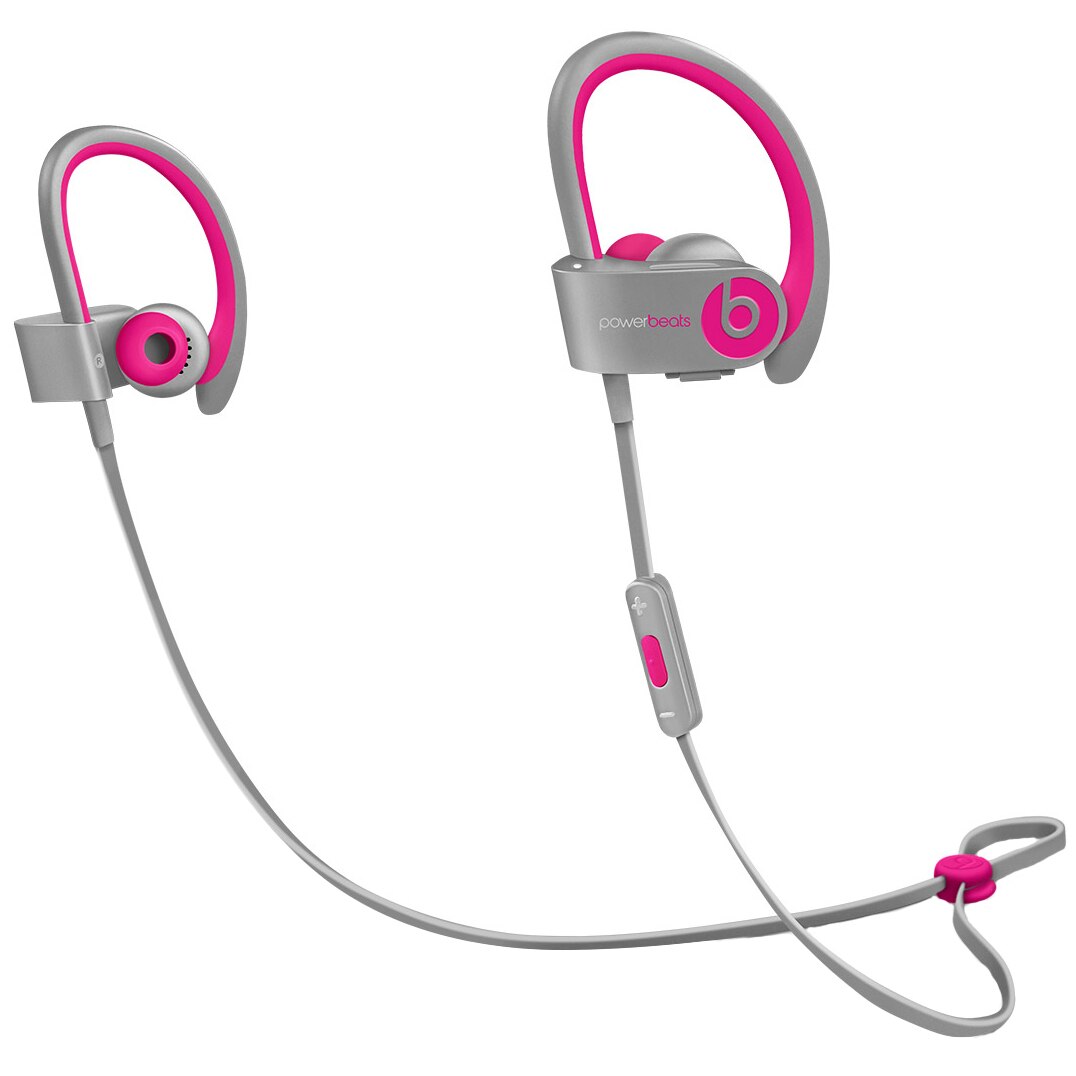 Casti audio In-ear Beats by Dr. Dre Powerbeats 2, Wireless, Roz-Gri ...