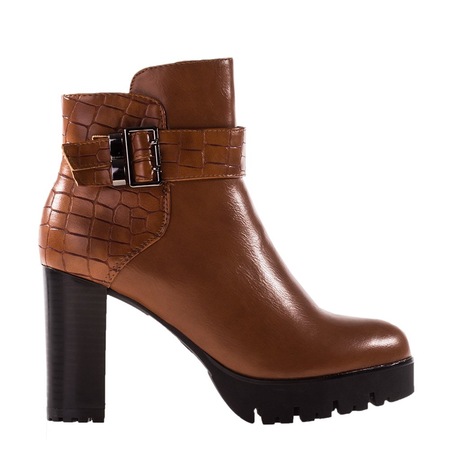 Botine dama Cerolina camel, 41 - eMAG.ro