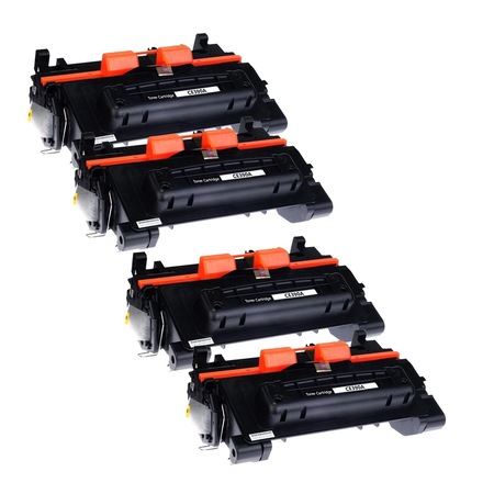 Комплект от 4 съвместими тонер касети за HP LaserJet P 4016 A [черен] 4 ...