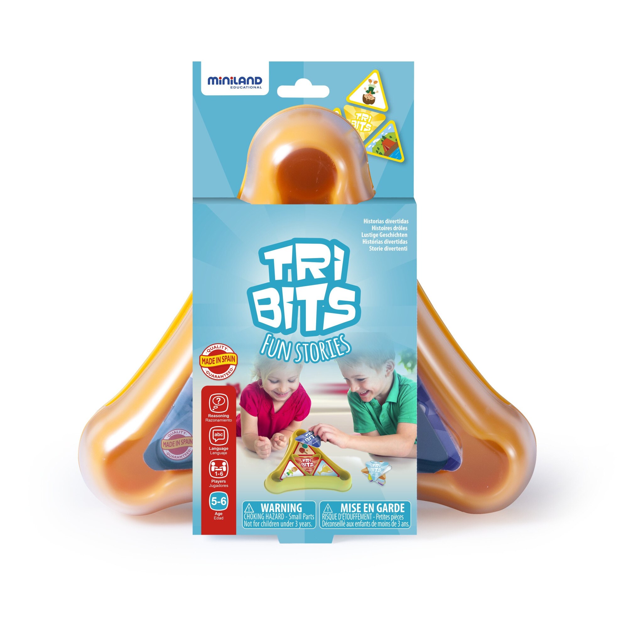 Joc Tri-Bits Povesti Distractive - Miniland - eMAG.ro