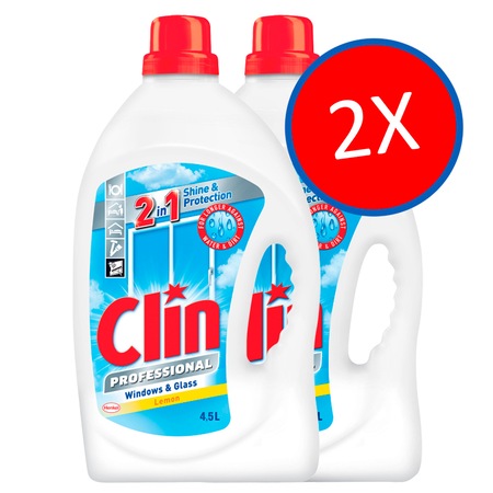Clin Professional Ablaktisztító, 2 x 4,5 l - eMAG.hu