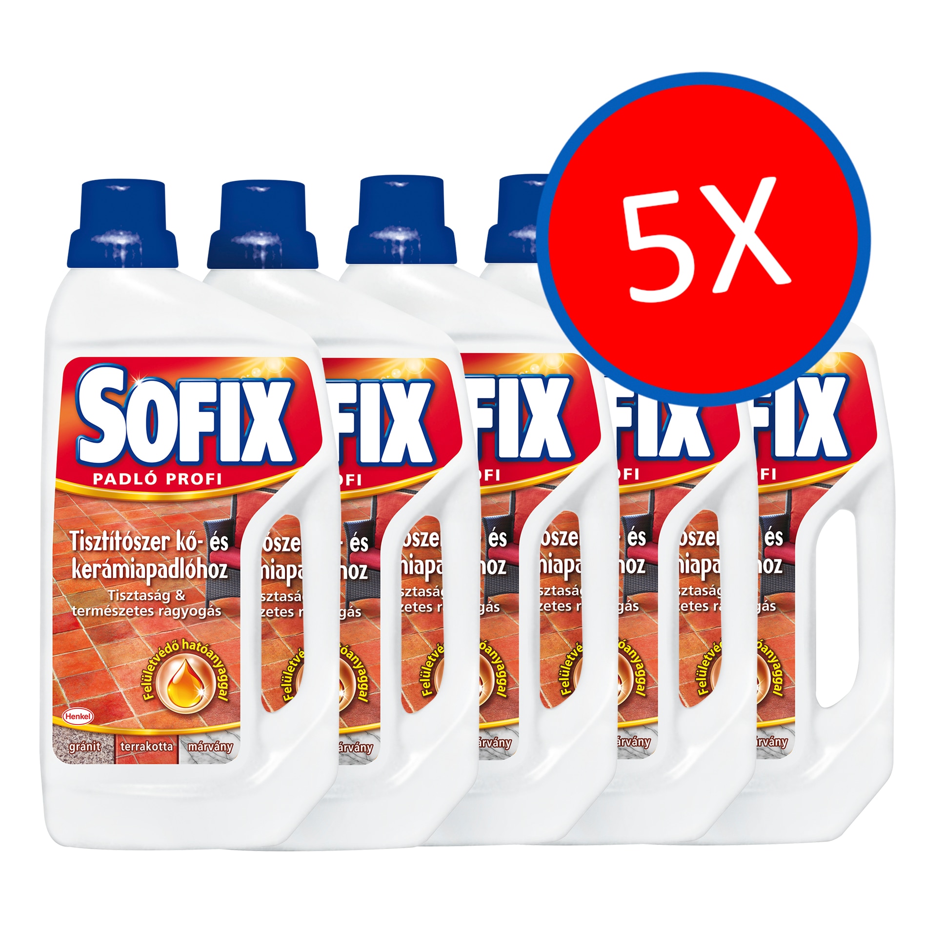 Sofix Tisztítószer Kő- és Kerámiapadlóhoz, 5x1l - eMAG.hu