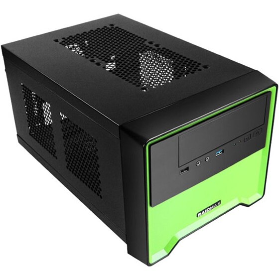 Carcasa Raidmax Element Green RMX-ELE, mini ITX, fara sursa, Negru ...