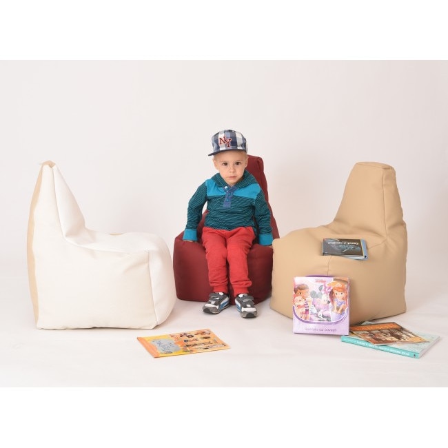 Fotoliu pentru copii (2-8 ani) Sunlounger Junior, Wine (GAMA PREMIUM PU ...