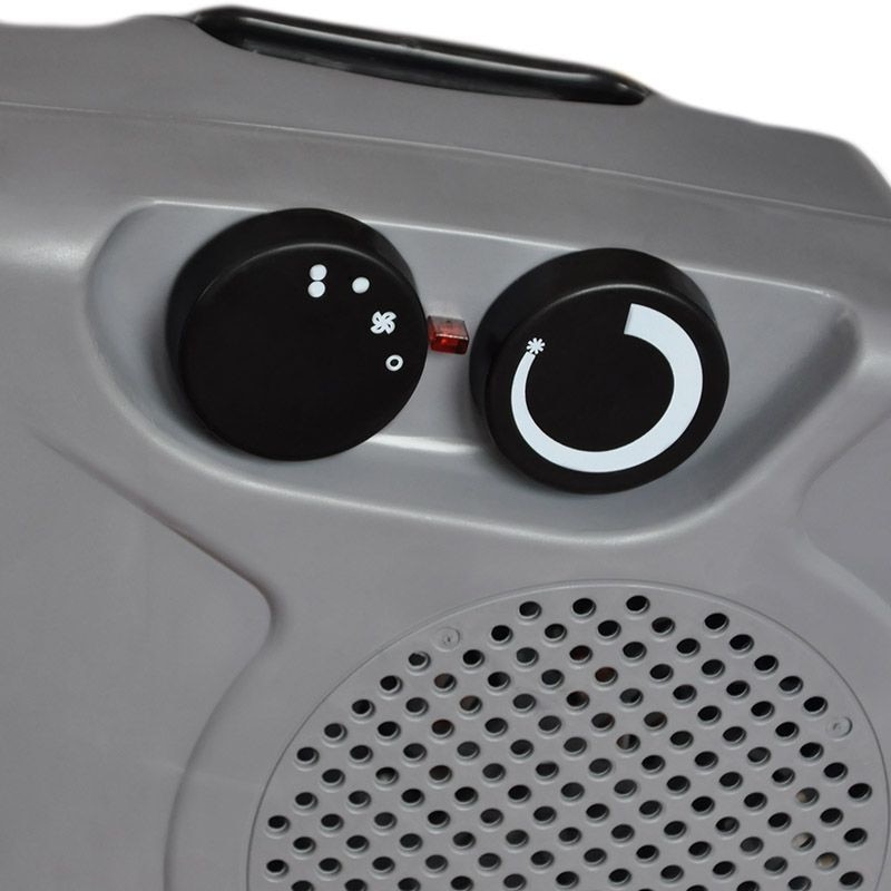 Aerotherma, Eldom HL8S Termii, 2000W, Термостат, Сив - eMAG.bg