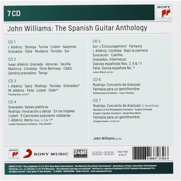 John Williams - The Spanish Guitar Anthology - Box 7 CD Vinyl Replica ...