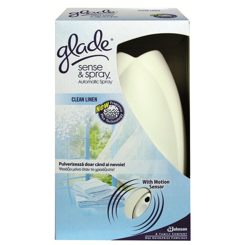 Odorizant de camera Glade Sense & Spray + Rezerva Clean Linen, 18 ml - eMAG.ro