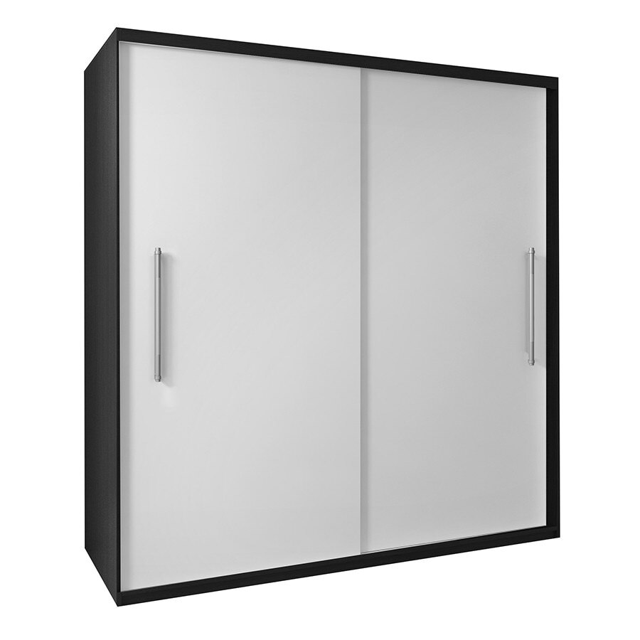 Dressing RADU, 204 x 218 x 58 cm / alb + negru - eMAG.ro