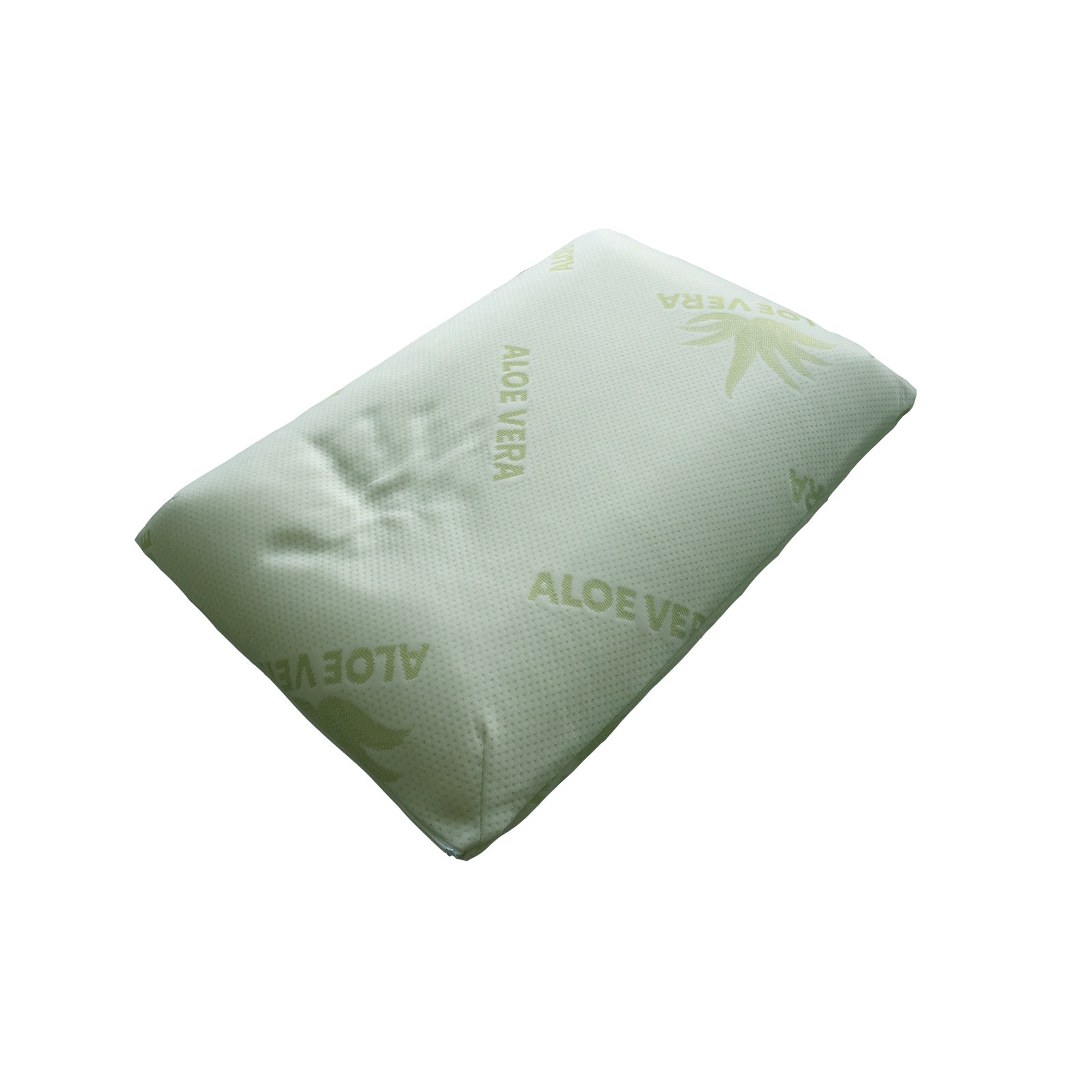 Perna ortopedica, Sleepmode, Memory Aloe Vera, 60X40X12, Verde - eMAG.ro