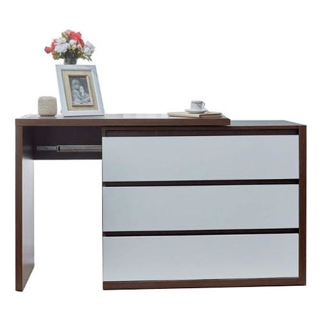 Comoda extensibila, pal, crem/maro, 154 cm - eMAG.ro