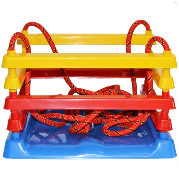 Leagan pentru copii Clasic, culoare Albastru/Galben/Rosu, Robentoys ...