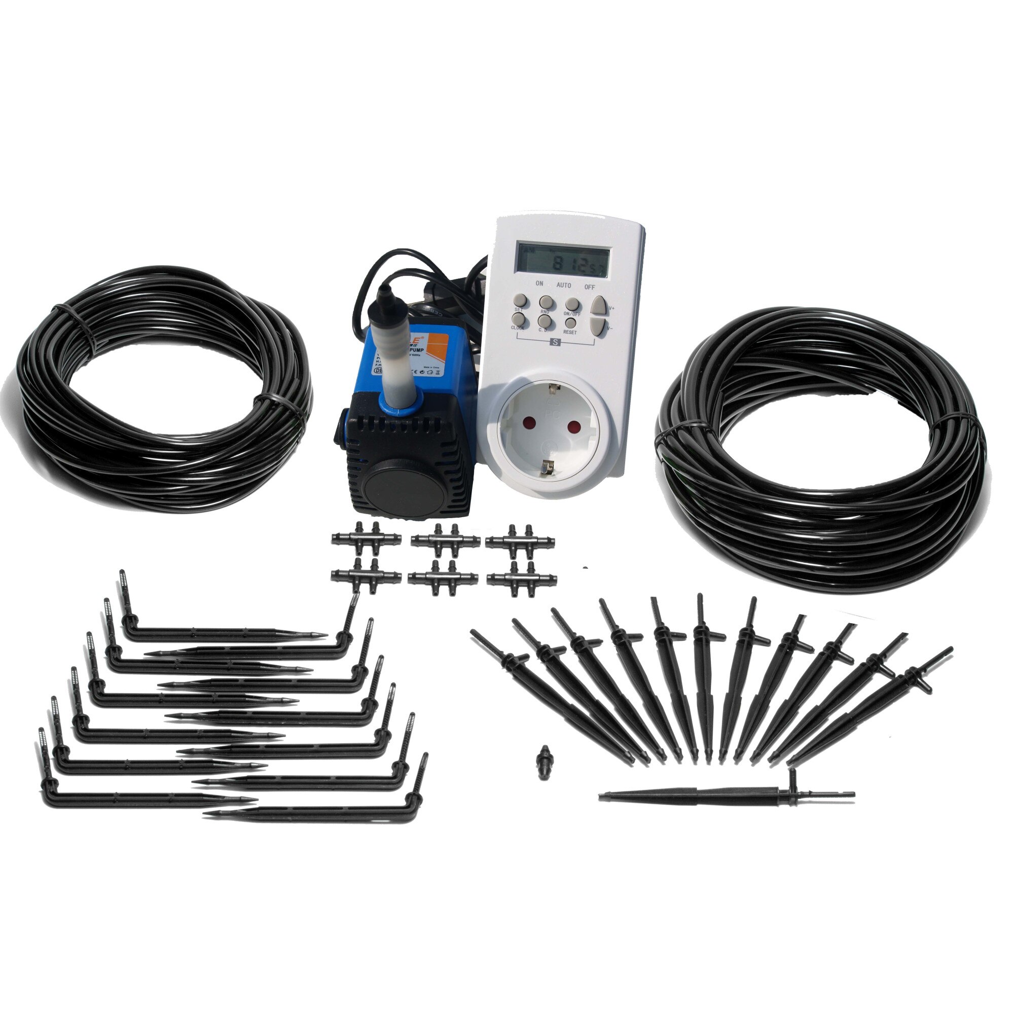 Kit micro irigatii, pentru 24 ghivece, complet automatizat - eMAG.ro