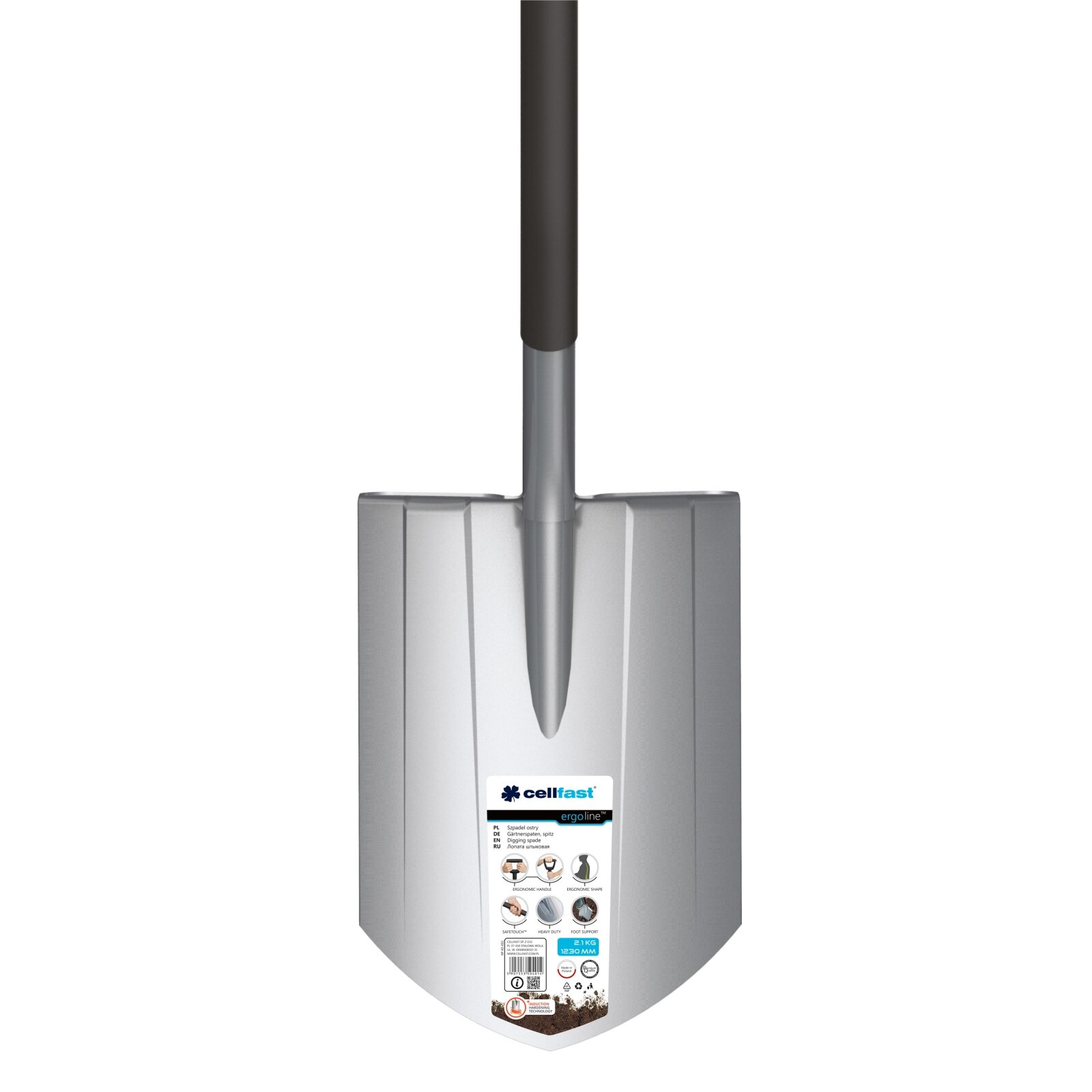 Cazma profesionala ascutita coada ergonomica maner D Cellfast - eMAG.ro