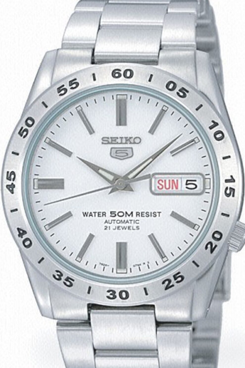 Seiko, Ceas rotund automatic, Argintiu - eMAG.ro