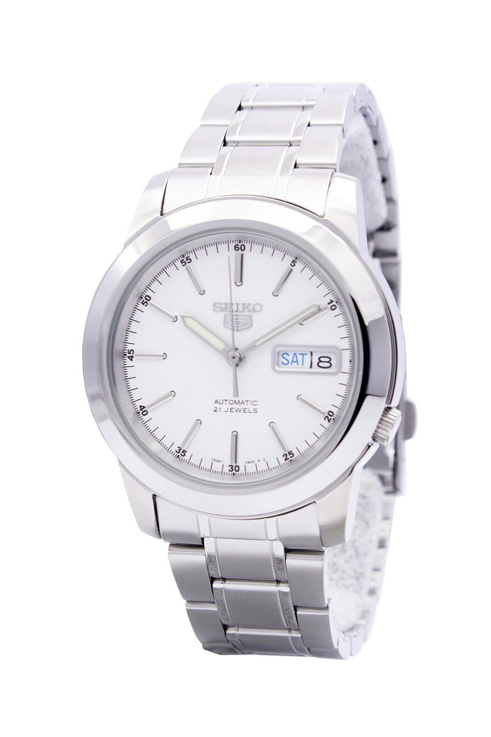 Seiko, Ceas automatic din otel inoxidabil, Argintiu - eMAG.ro