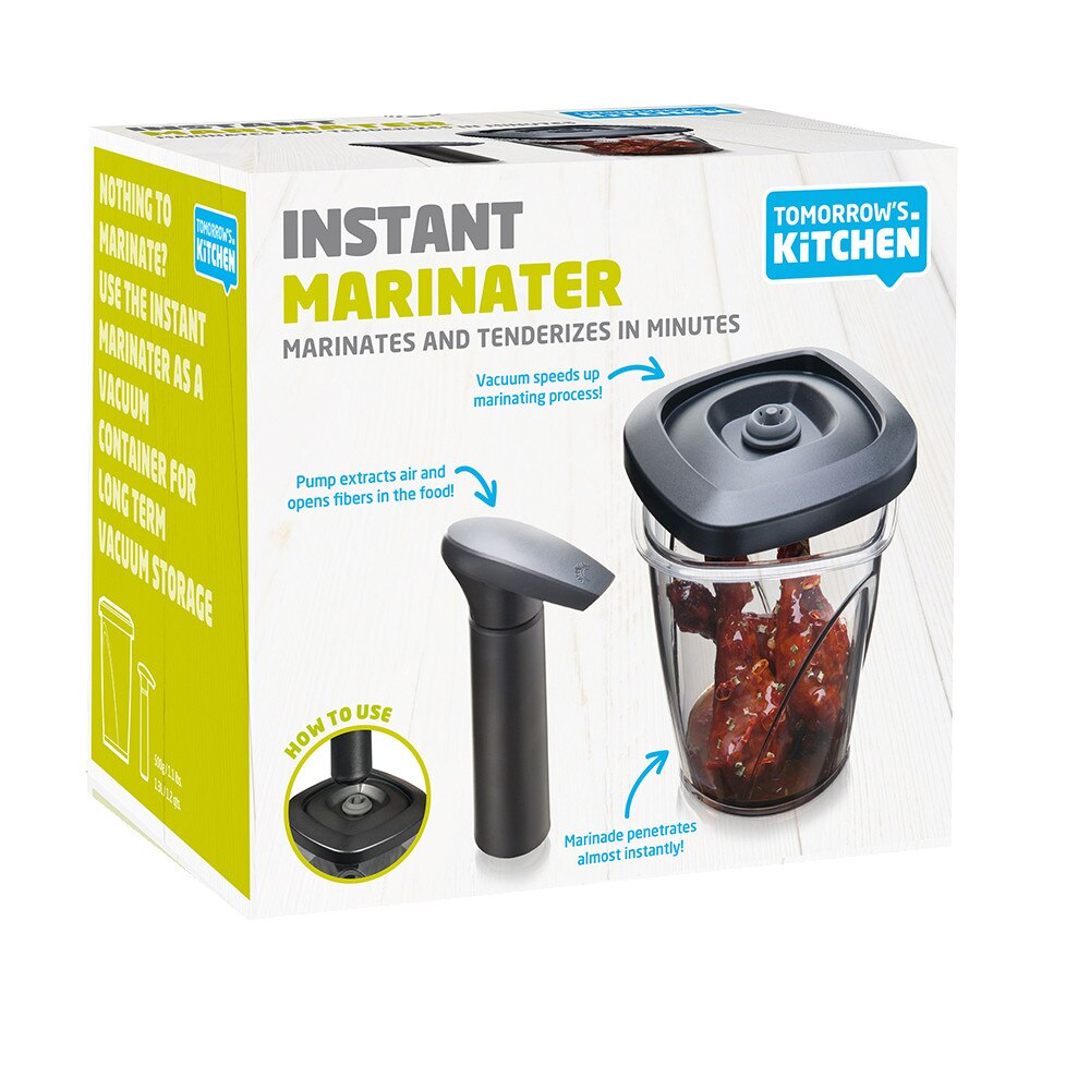Recipient pentru marinat cu pompa de vidare, Instant Marinater, 1.3 l ...