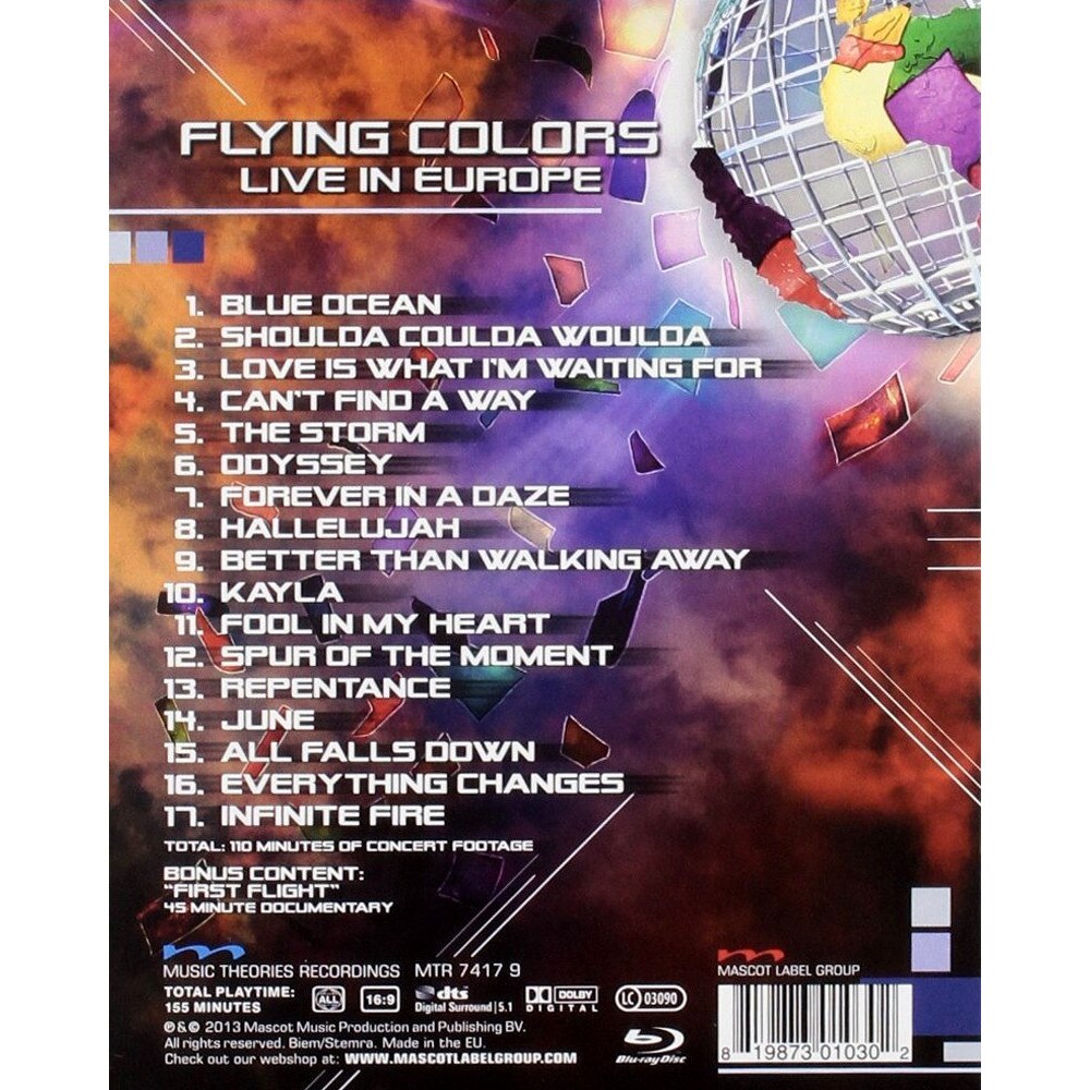 Flying Colors - Live In Europe - Blu-ray Digipack - eMAG.ro
