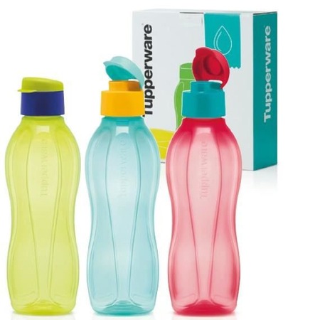 Set bidoane eco, multicolore, capac sport, 750 ml - eMAG.ro