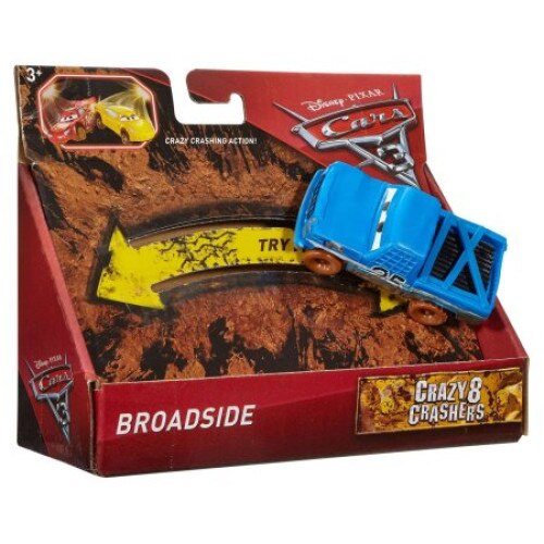 Masinuta Cars 3 Crazy 8 Crashers Broadside Vehicle - eMAG.ro