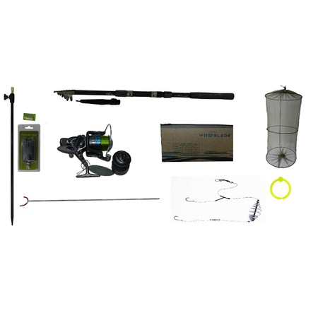 Set pescuit sportiv Lanseta Telescopica (2.7 m)+mulineta+senzor ...